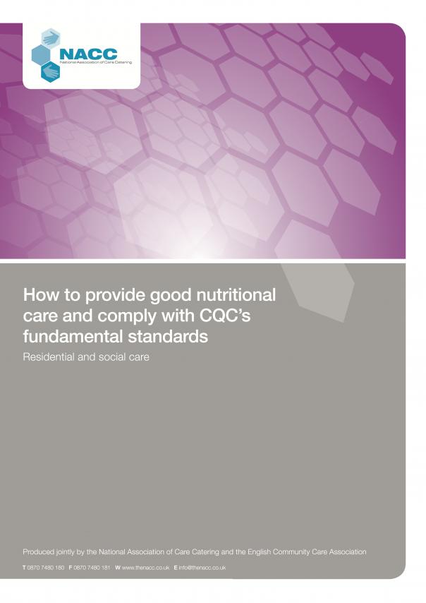 NACC launches Care Quality Commission standards guidance | Public ...