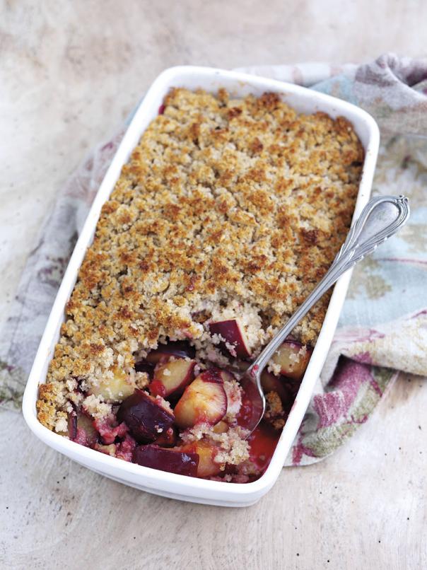 Whole-wheat South African Plum Crisp | Public Sector Catering